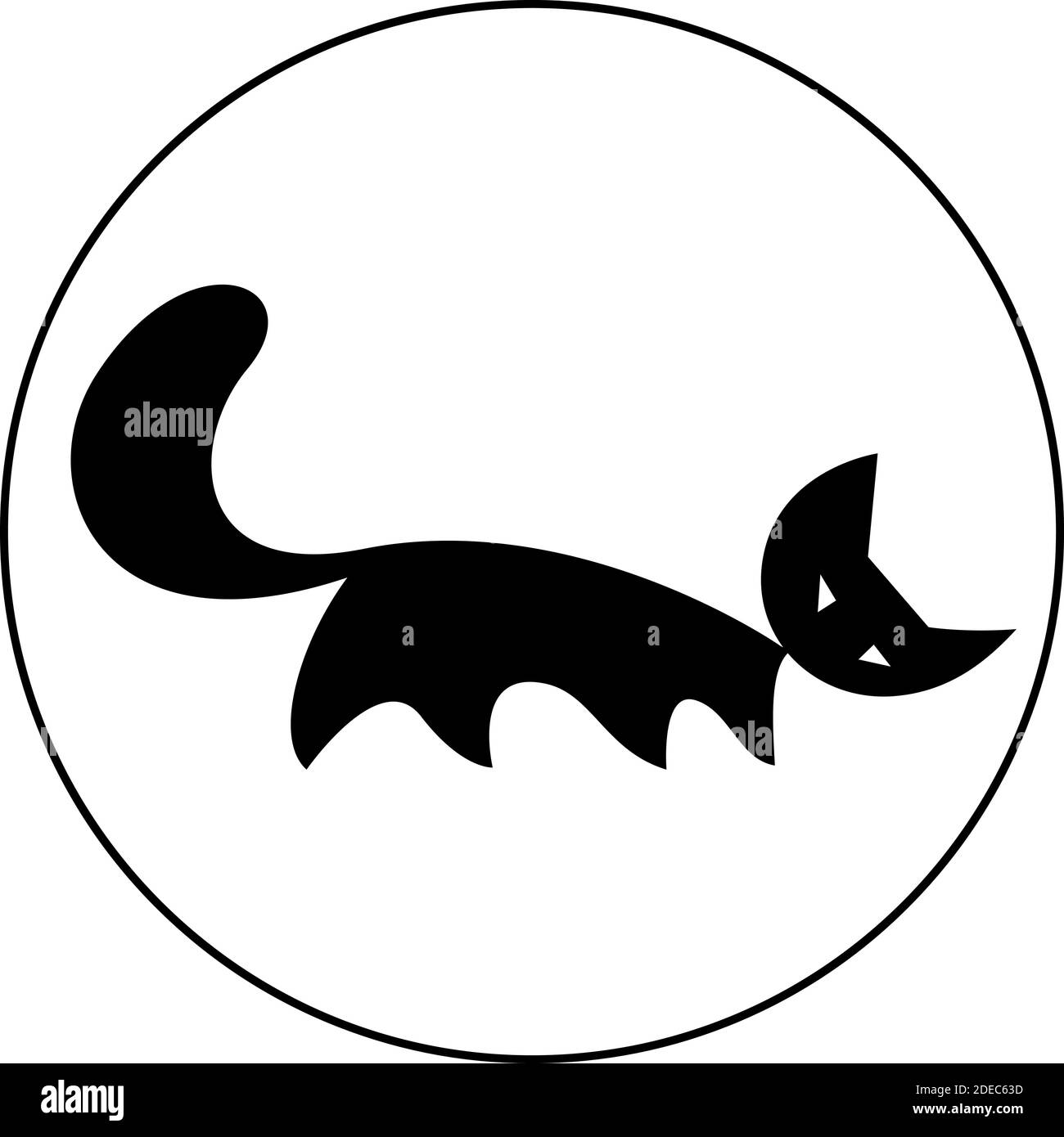 Cat cute cartoon pet Black and White Stock Photos & Images - Alamy