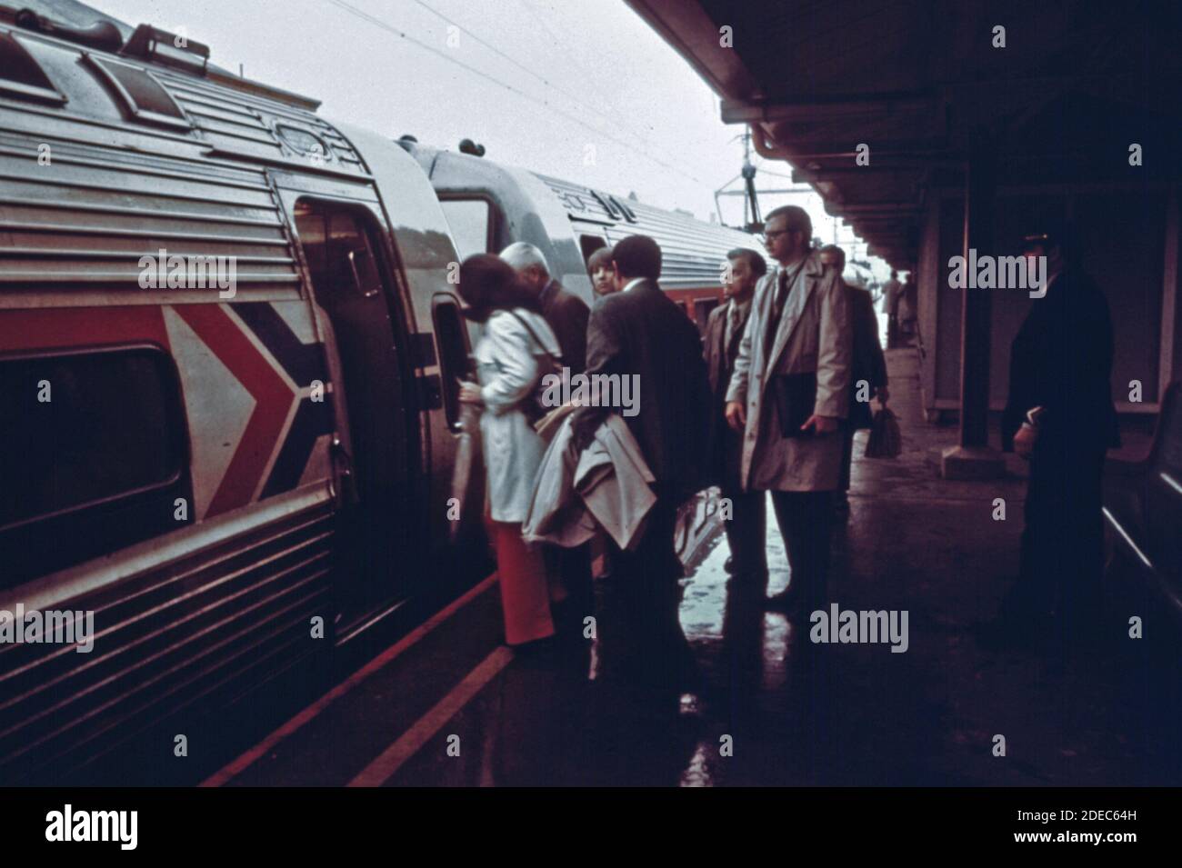 Amtrak train 1970s hi-res stock photography and images - Alamy
