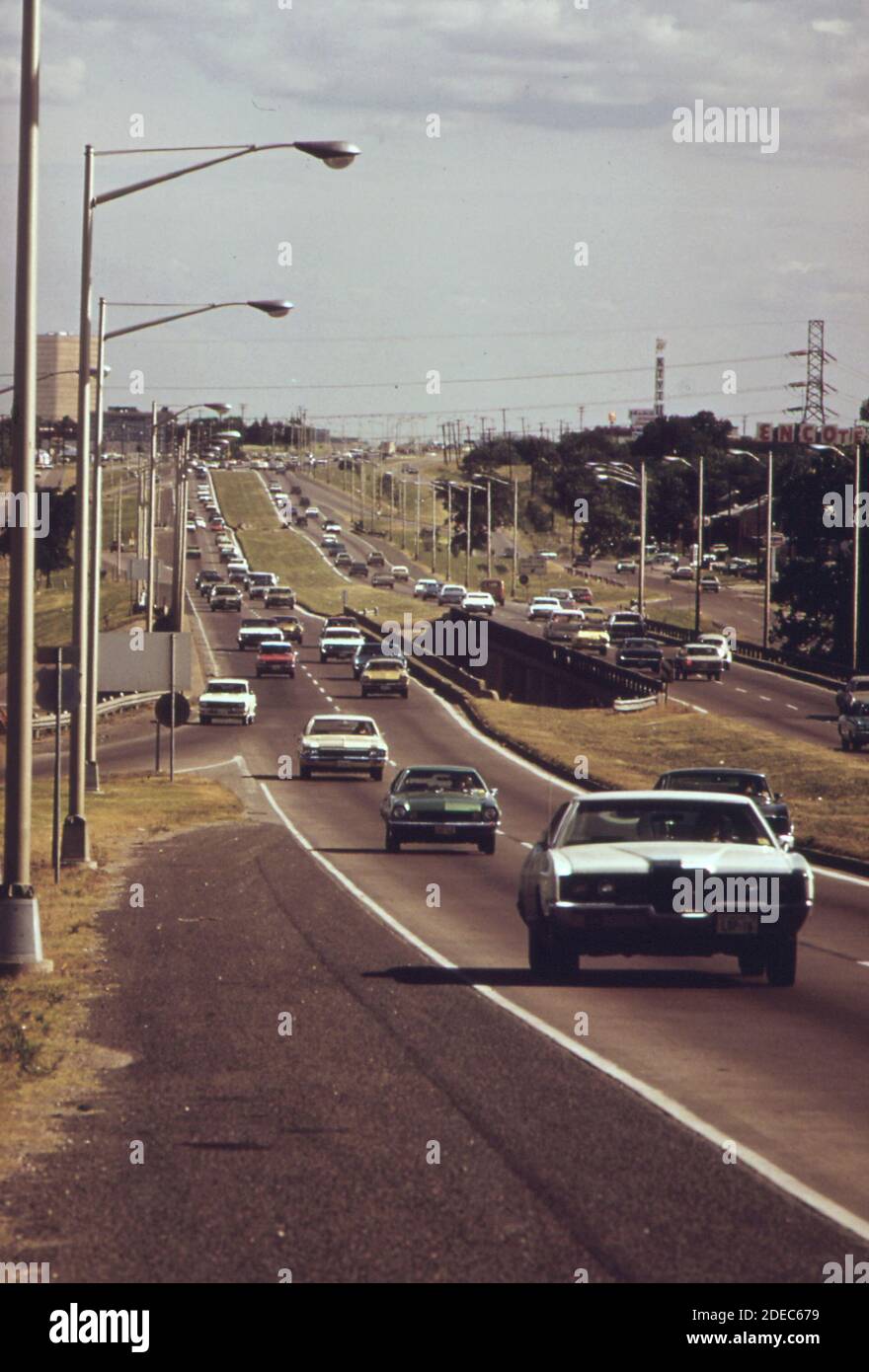 Dallas 1970s expressway hi-res stock photography and images - Alamy