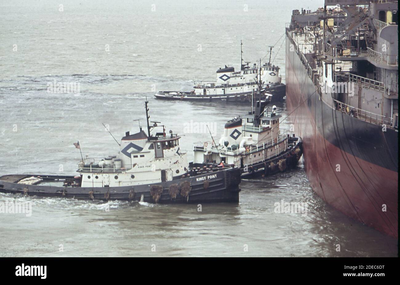 "The launching of the new tanker; ""Chevron Hawaii"" from the Sparrow's ...