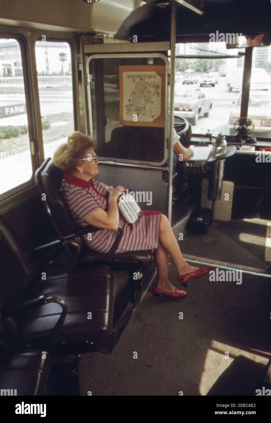1970s dial a ride bus hi-res stock photography and images - Alamy