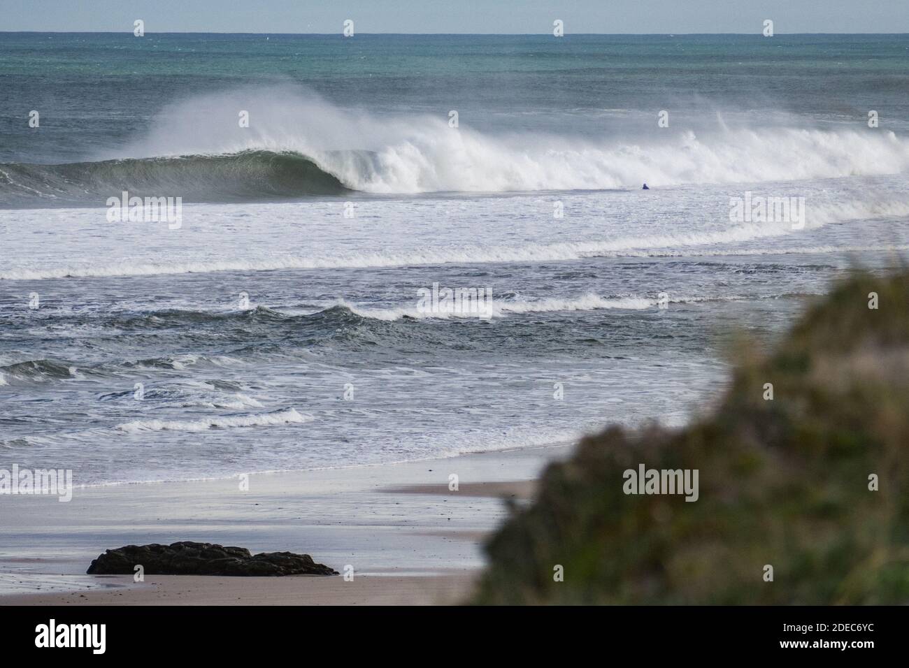 A breathtaking view of wild waves of the sea Stock Photo - Alamy