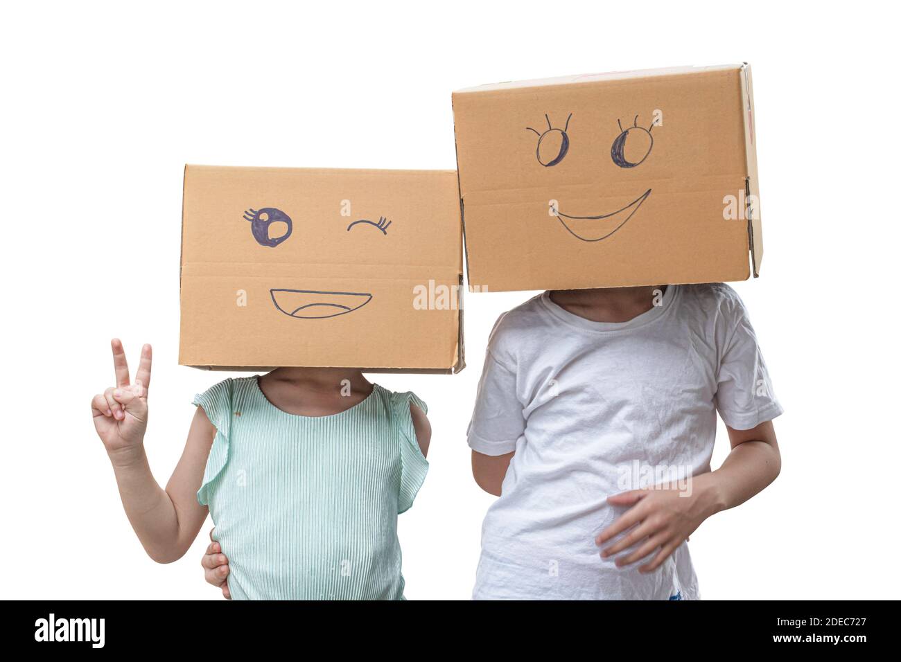 Smiley cardboard box hi-res stock photography and images - Alamy