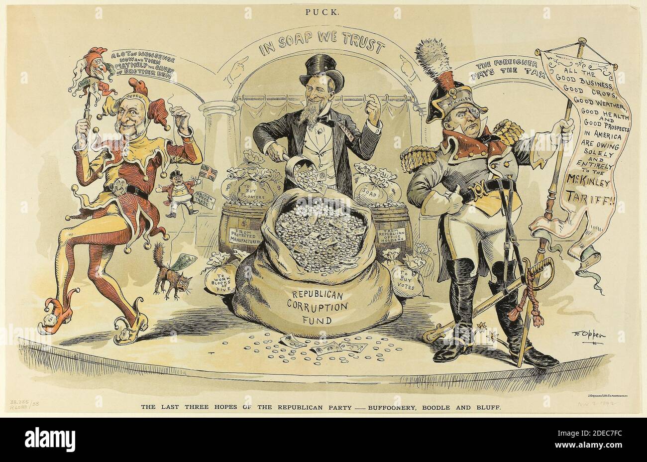 Color lithograph on newsprint Stock Photo - Alamy