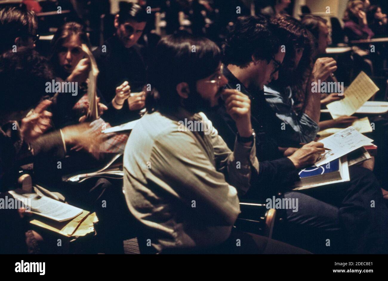 1970s Photo (1973) - People at EPA meeting Stock Photo - Alamy