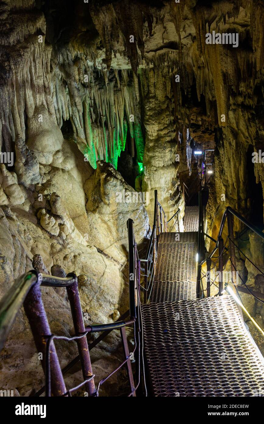 Azish or Azishskaya cave in Adigeya, Russia Stock Photo - Alamy