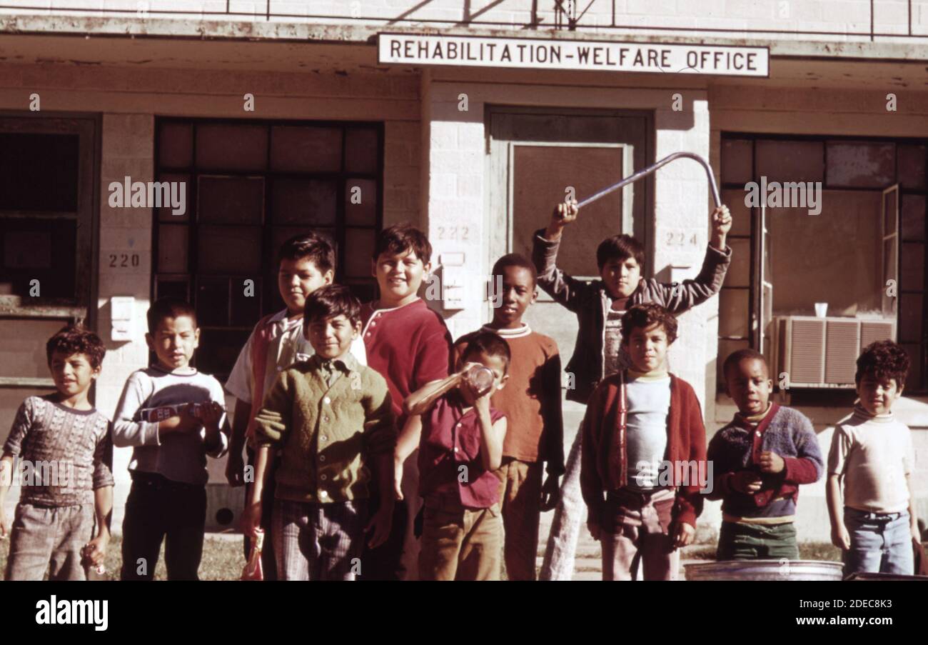 1970s san antonio poverty hi-res stock photography and images - Alamy