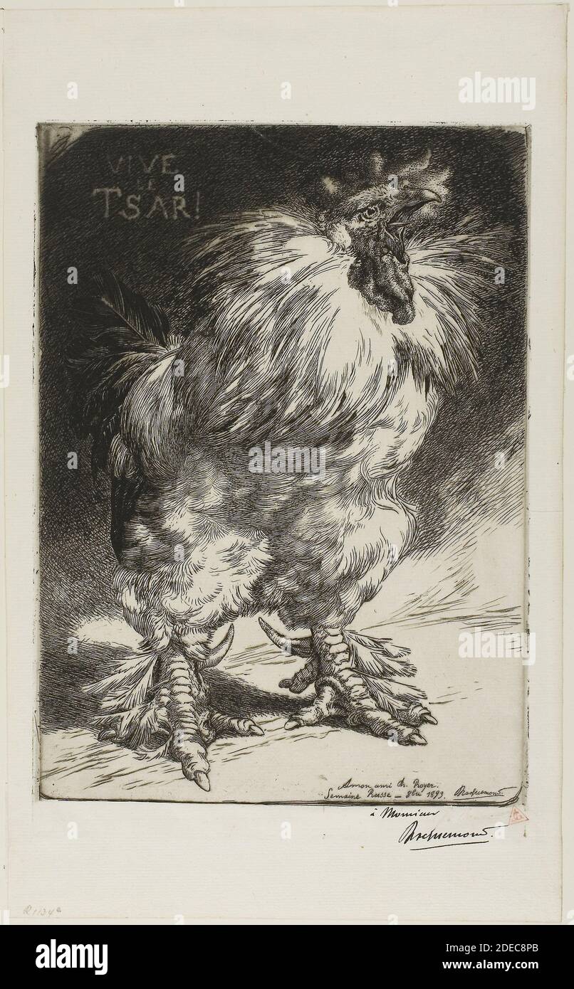 Medium: Etching on ivory laid paper Stock Photo - Alamy