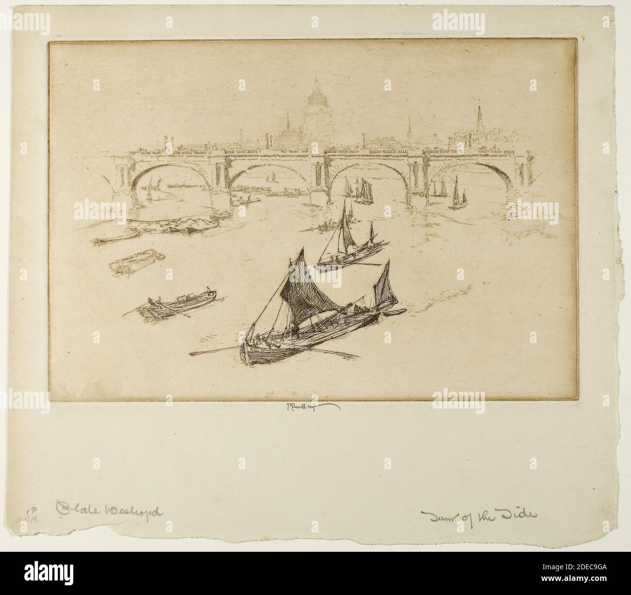 Medium: Etching on heavy ivory wove paper Stock Photo - Alamy