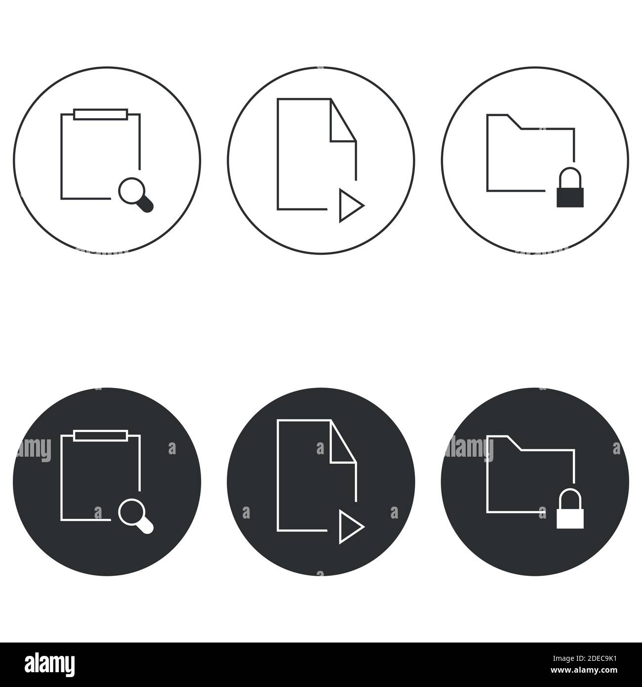 Document image Stock Vector Images - Alamy