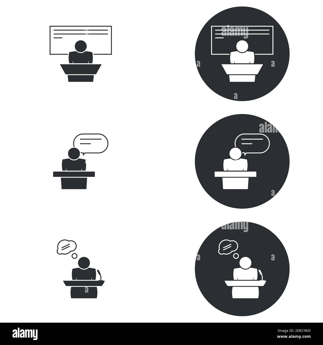 Man public speaker Stock Vector Images - Alamy