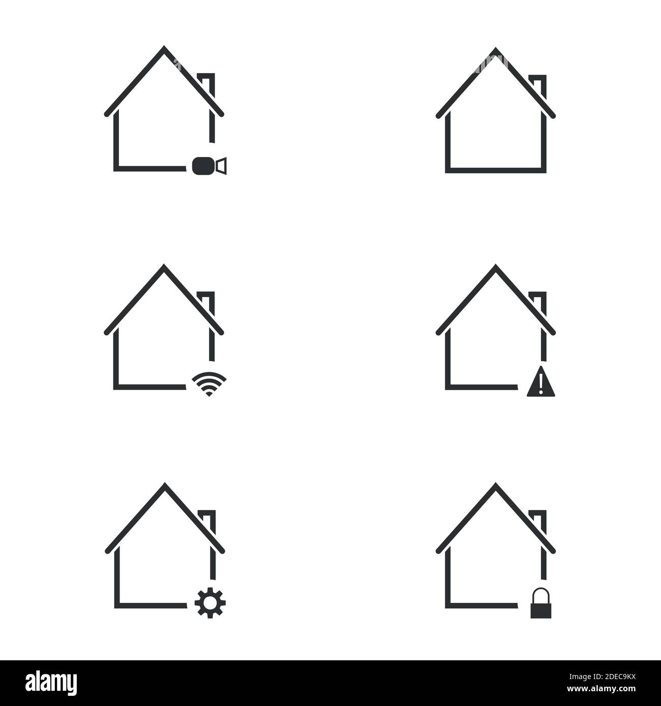 Smart home control concept Cut Out Stock Images & Pictures - Alamy