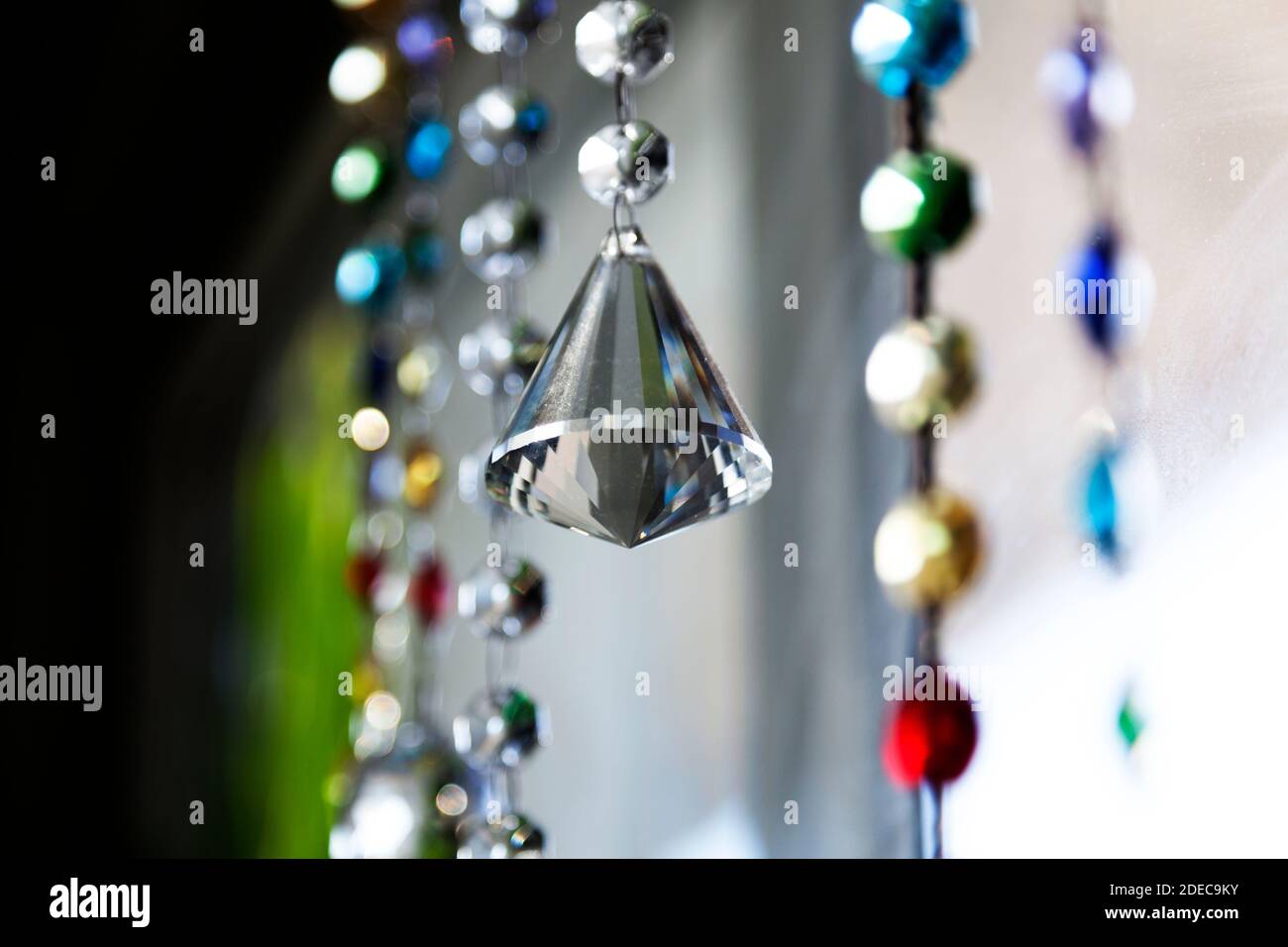 Hanging crystals window hi-res stock photography and images - Alamy
