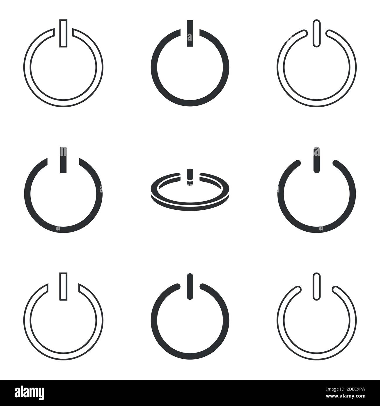 Power button computer hi-res stock photography and images - Alamy