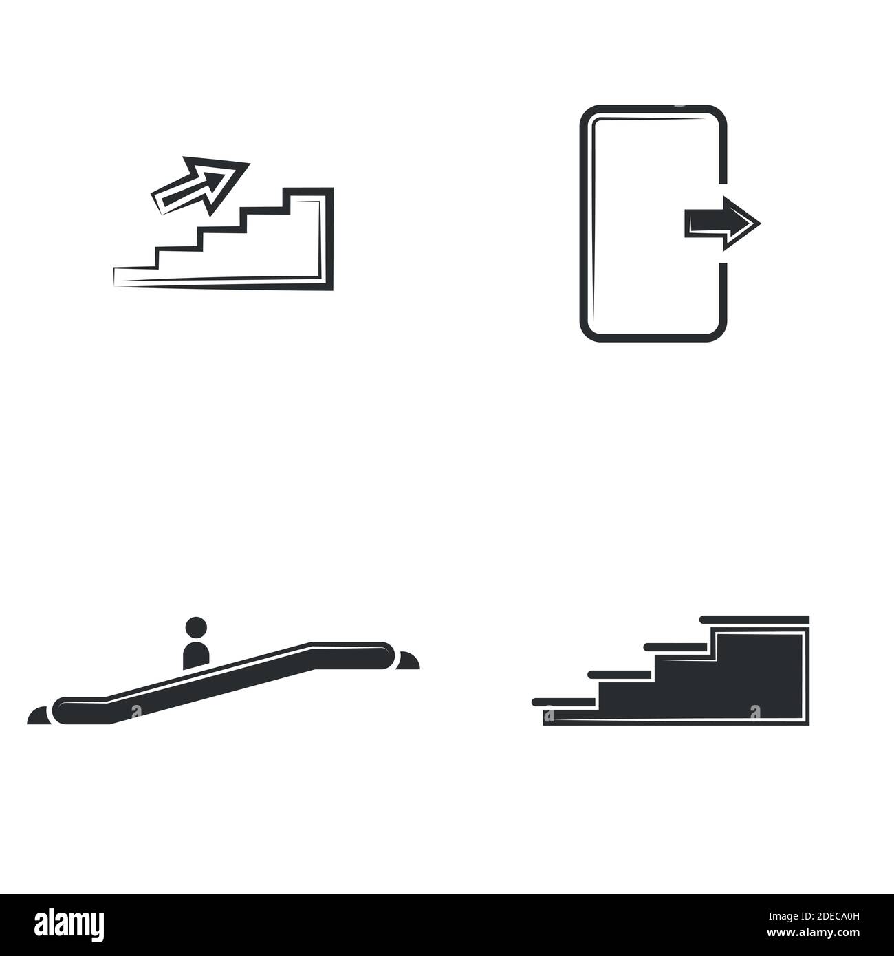 Stairs man Cut Out Stock Images & Pictures - Alamy