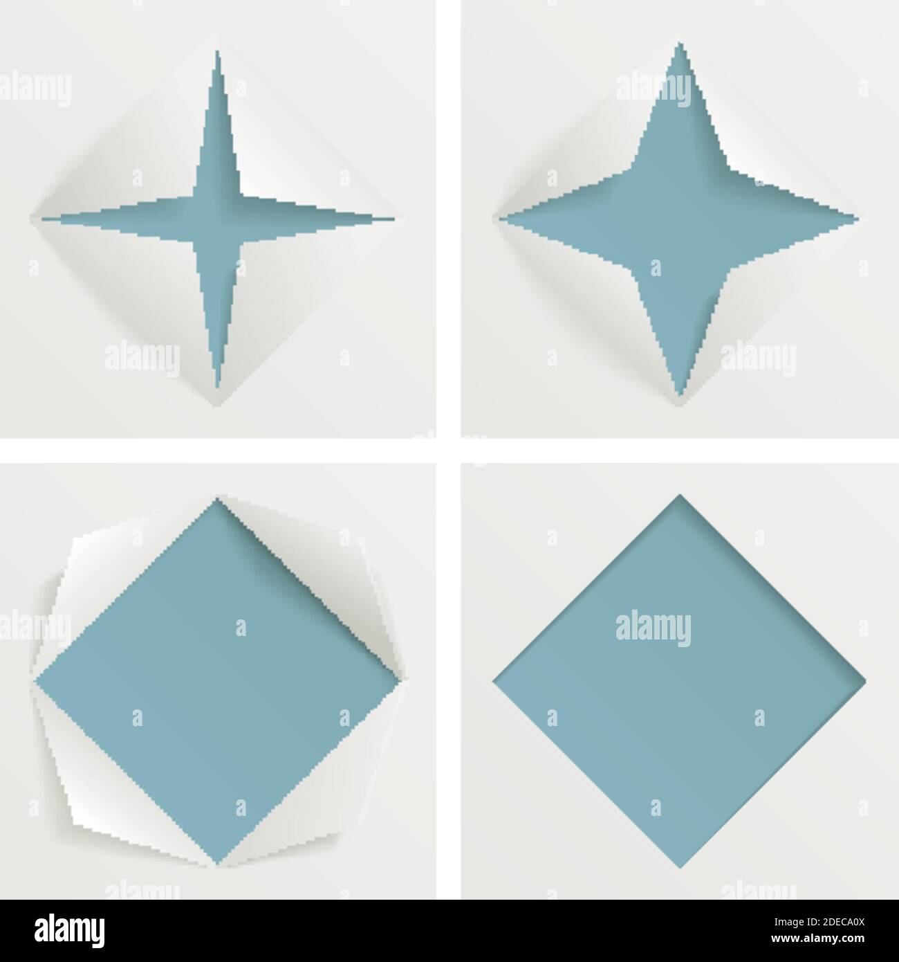 Vector illustration that simulates the cut out paper style. Colors can ...