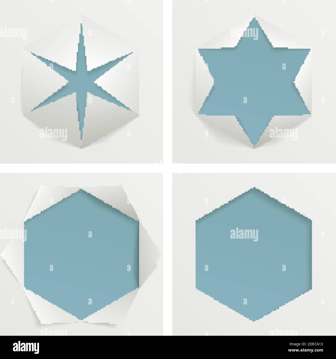 Vector illustration that simulates the cut out paper style. Colors can ...