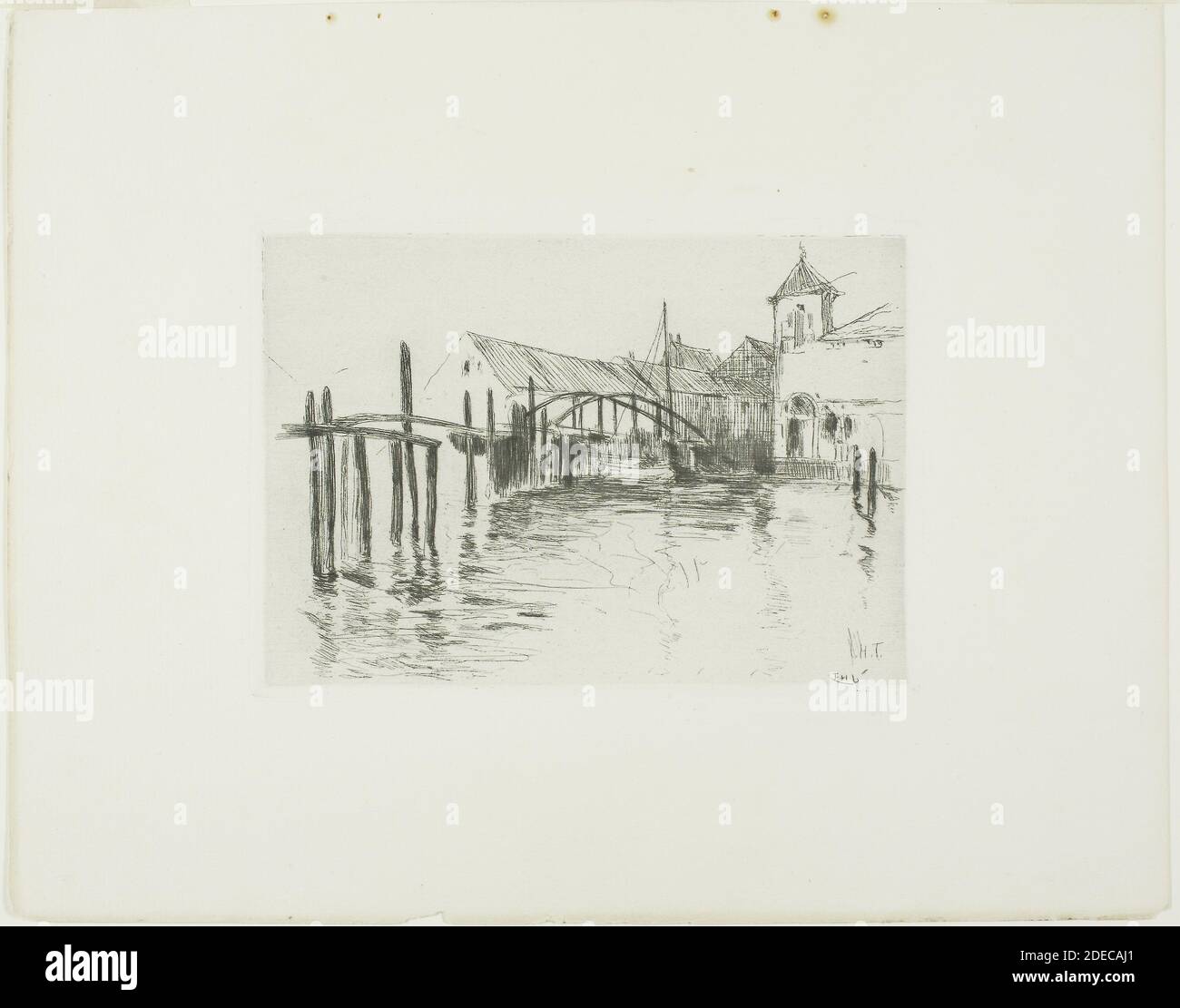 Medium: Etching on ivory laid paper Stock Photo - Alamy