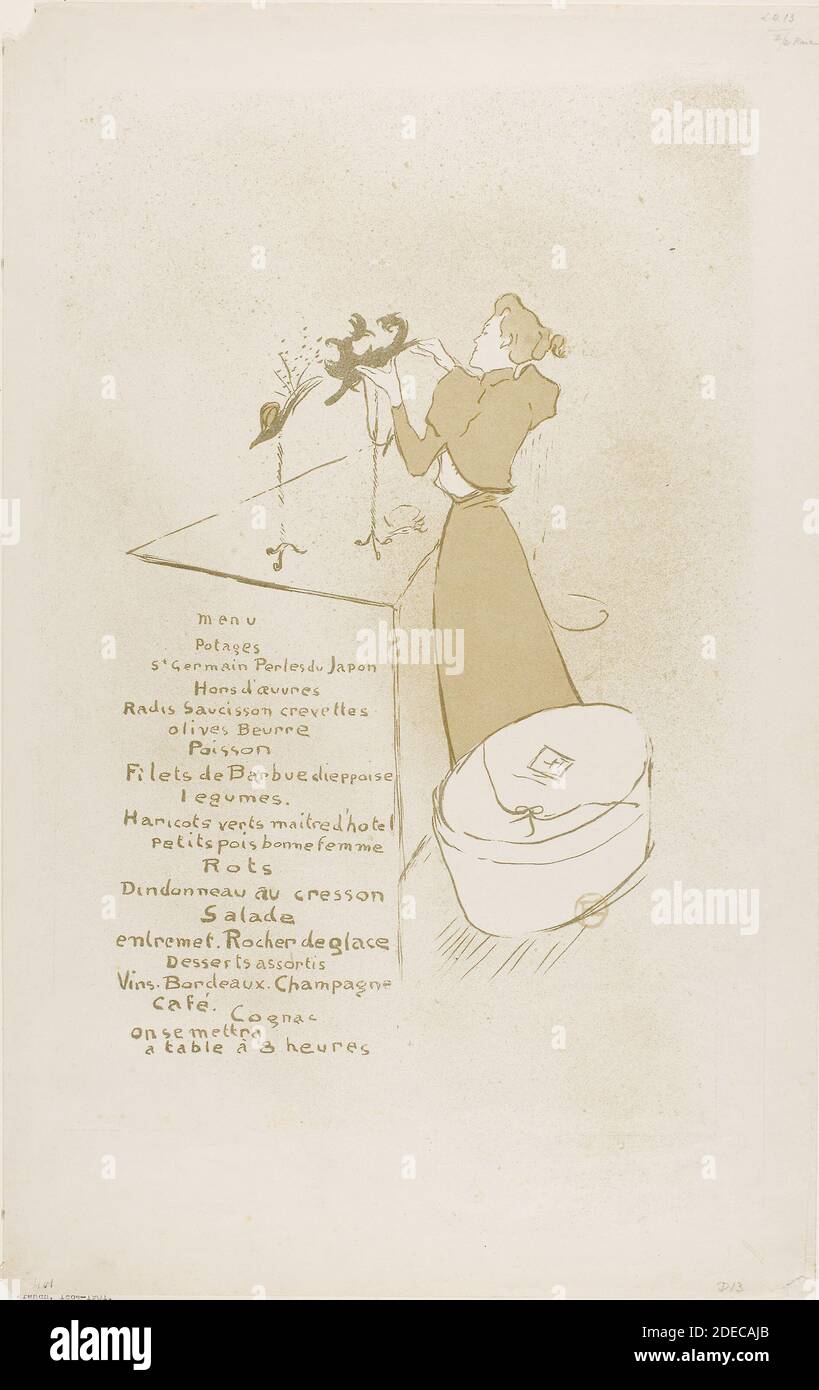 Medium: Color lithograph on ivory wove paper Stock Photo - Alamy