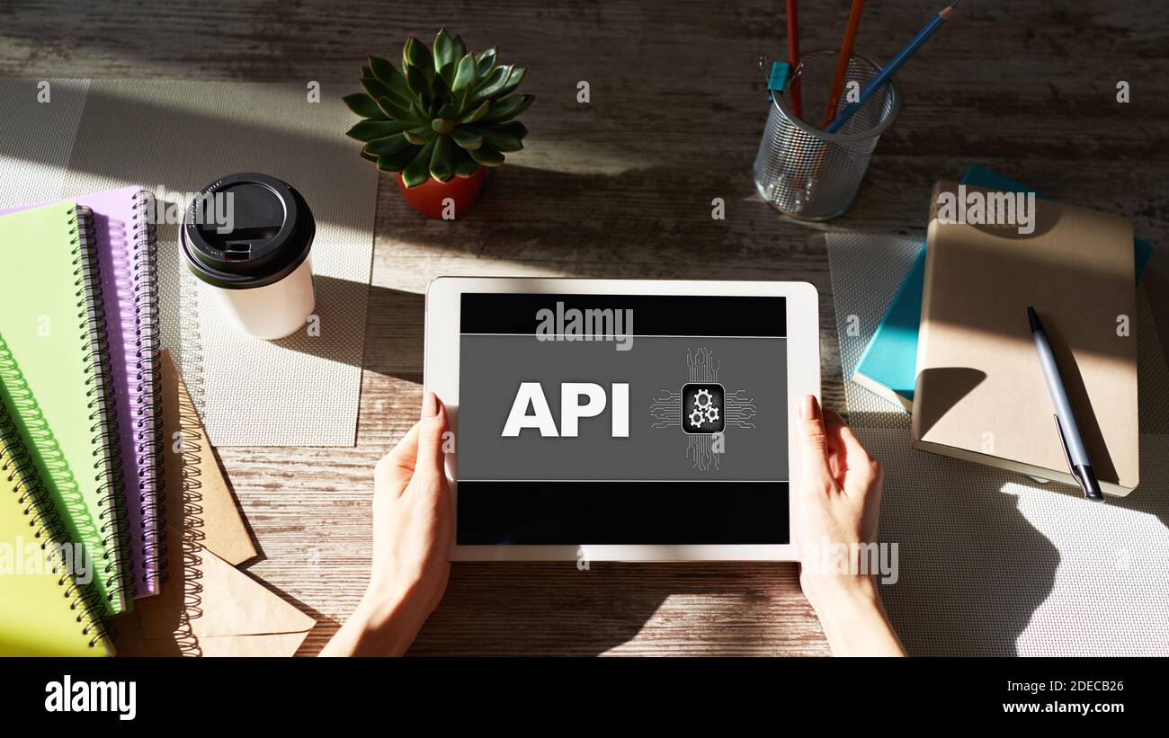 API application programming interface. Internet and technology concept ... API application programming interface. Internet and technology concept ...