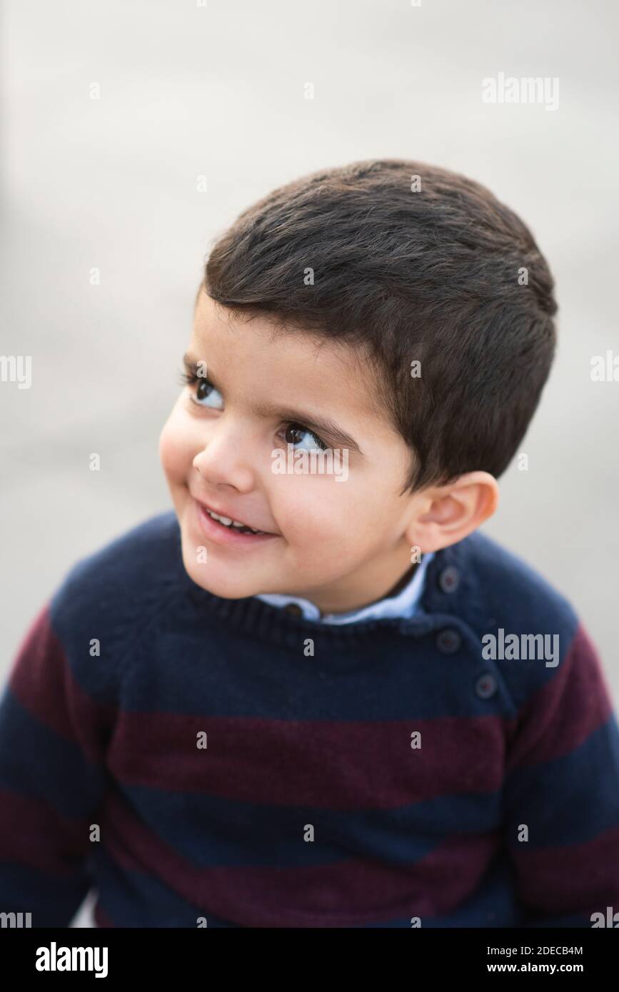 4 years old boy outdoors Stock Photo - Alamy