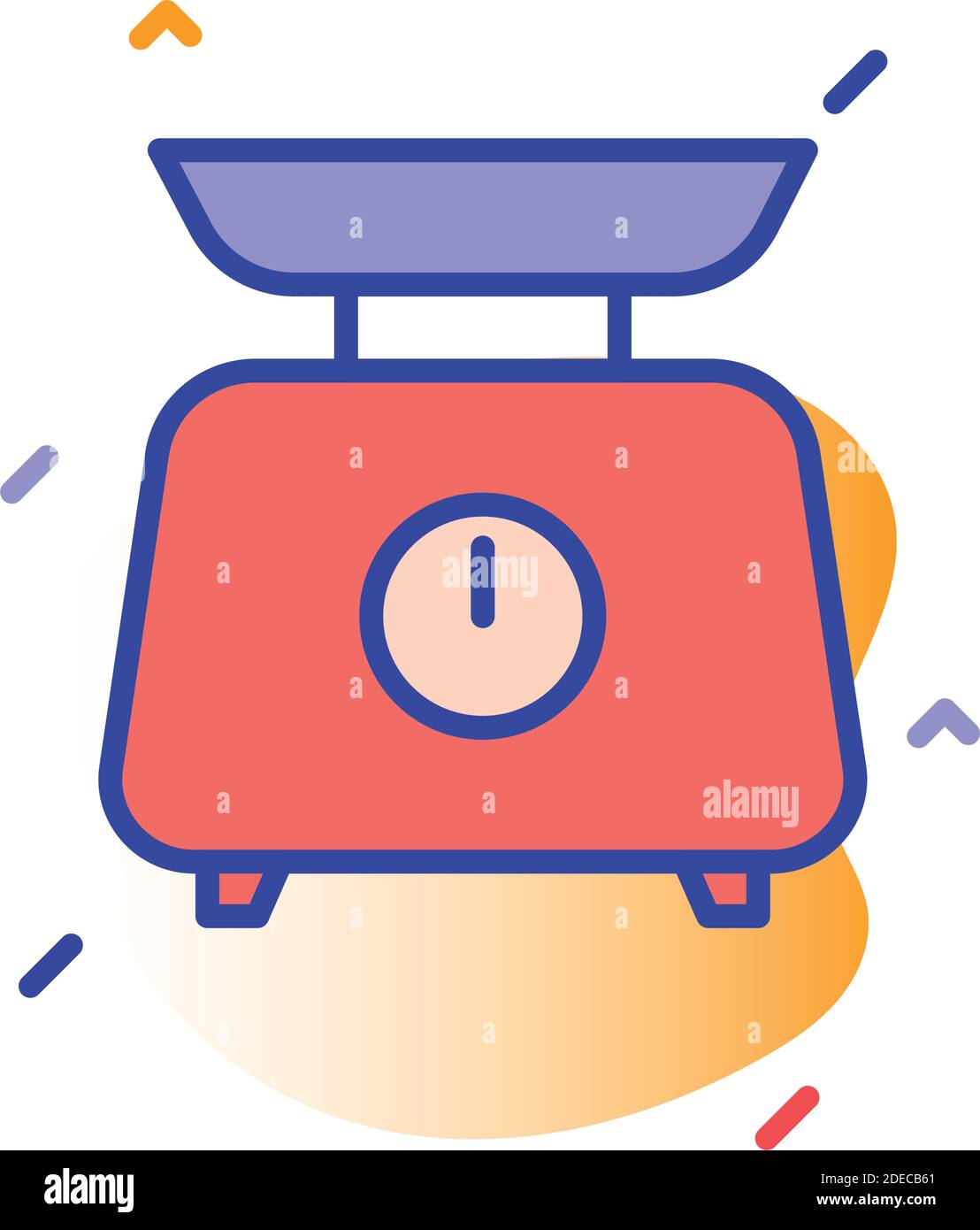 Scale, weighing scale, weight, measure Color with Background vector ...