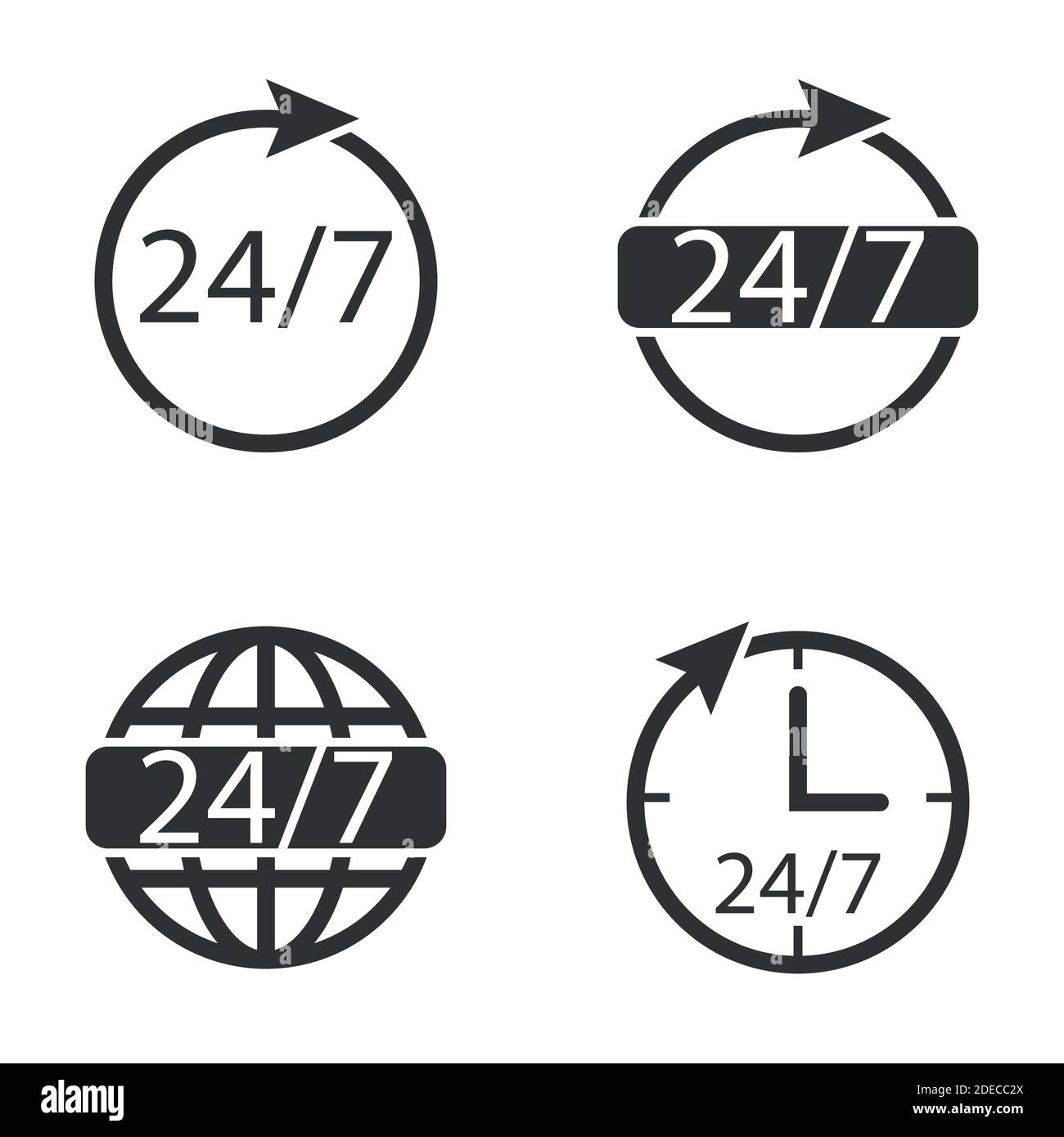 Help support service icon Stock Vector Images - Alamy