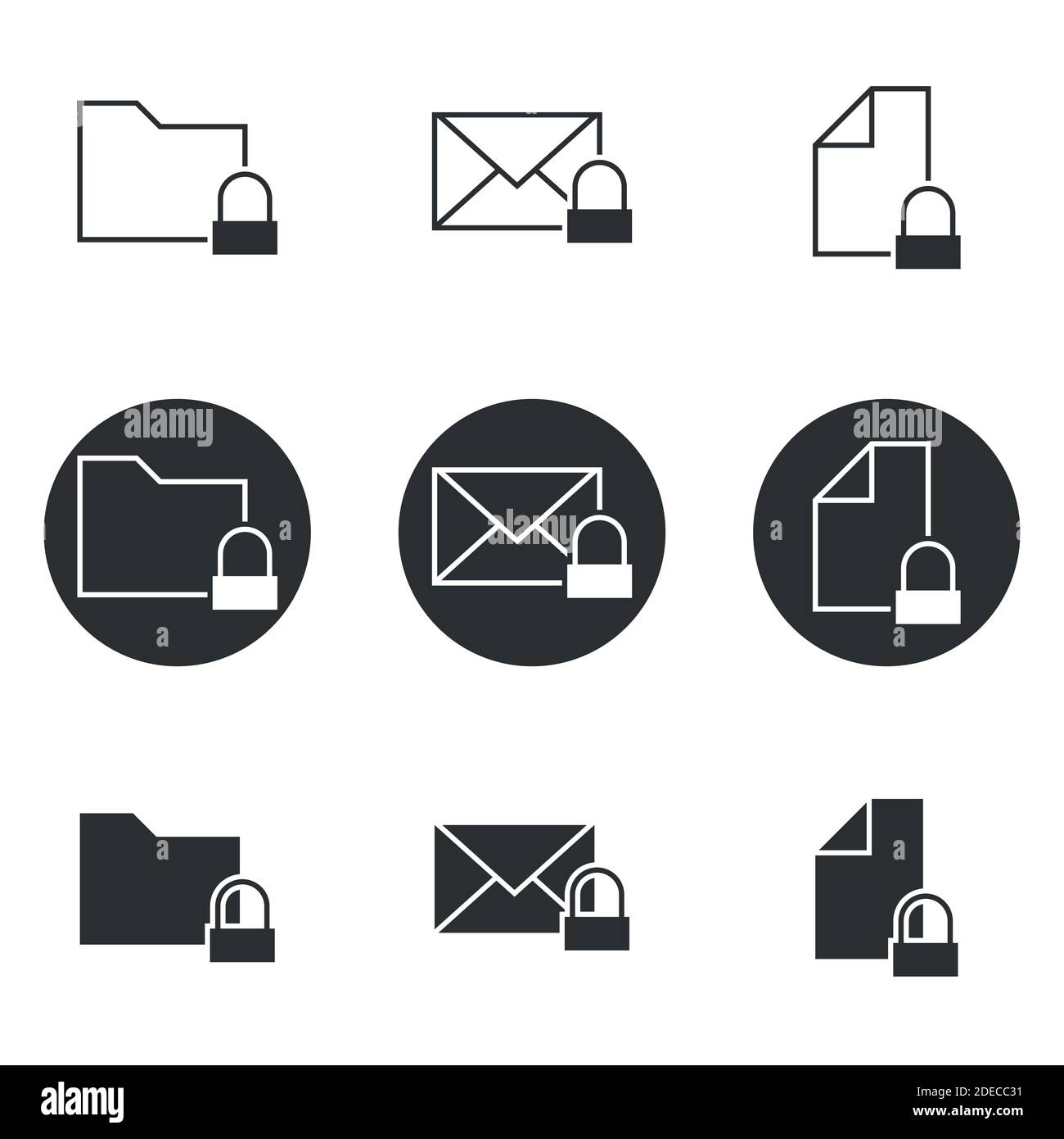 Encrypted information Stock Vector Images - Alamy