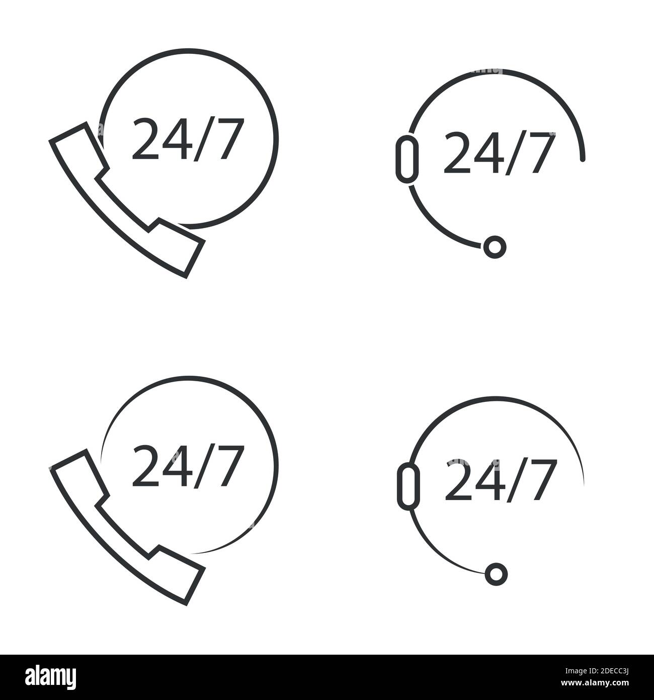 Call center icons Stock Vector Image & Art - Alamy