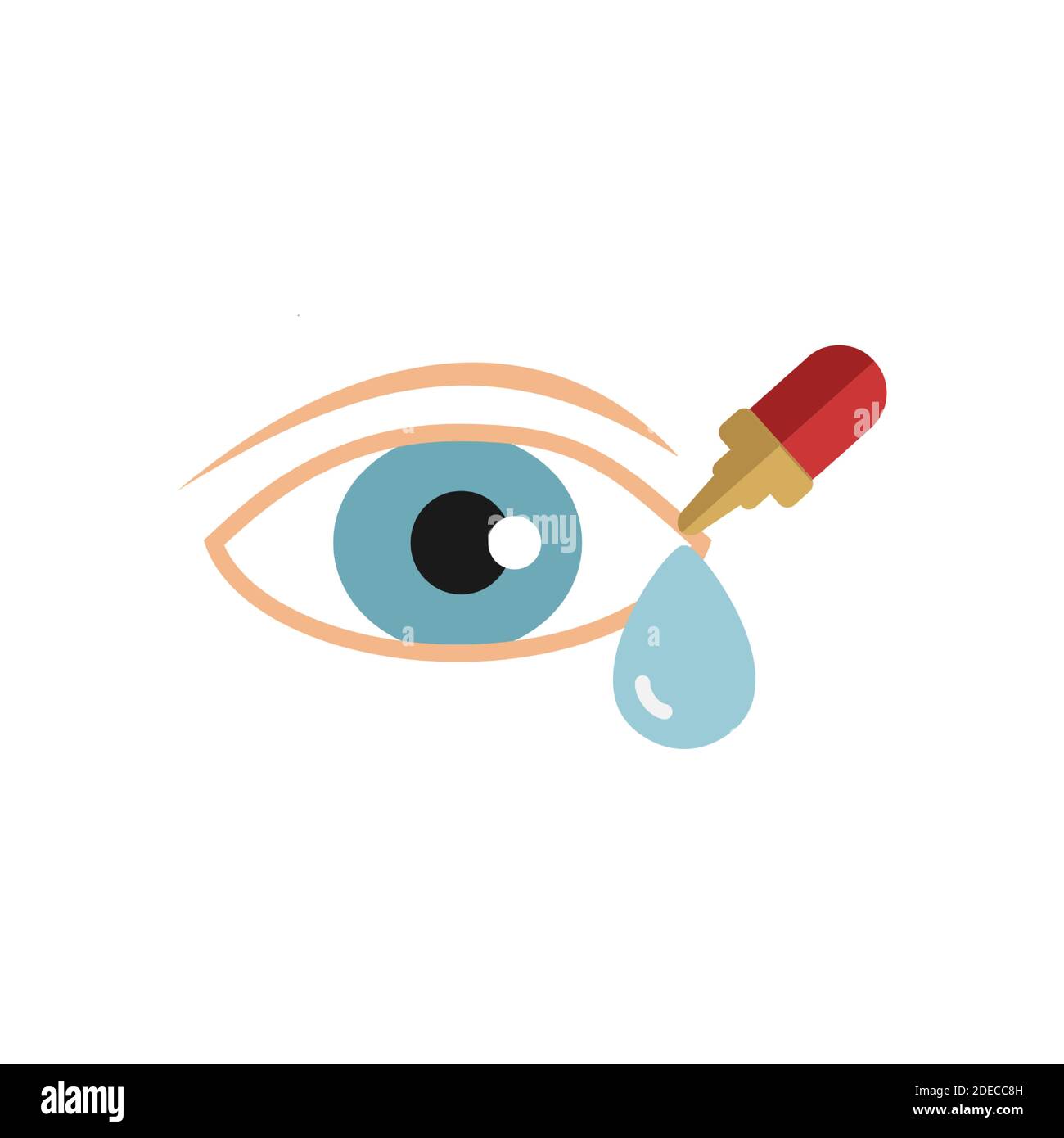 Eye Drops icon. Simple element from pharmacy collection. Creative Eye ...