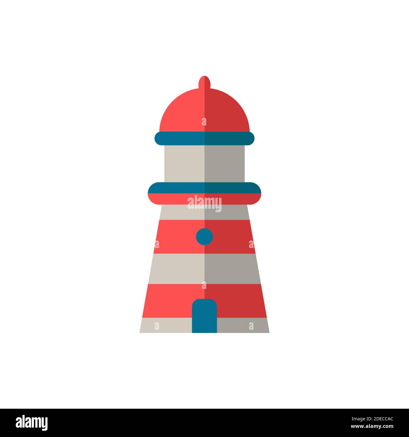 Lighthouse icon. Simple element from port collection. Creative ...