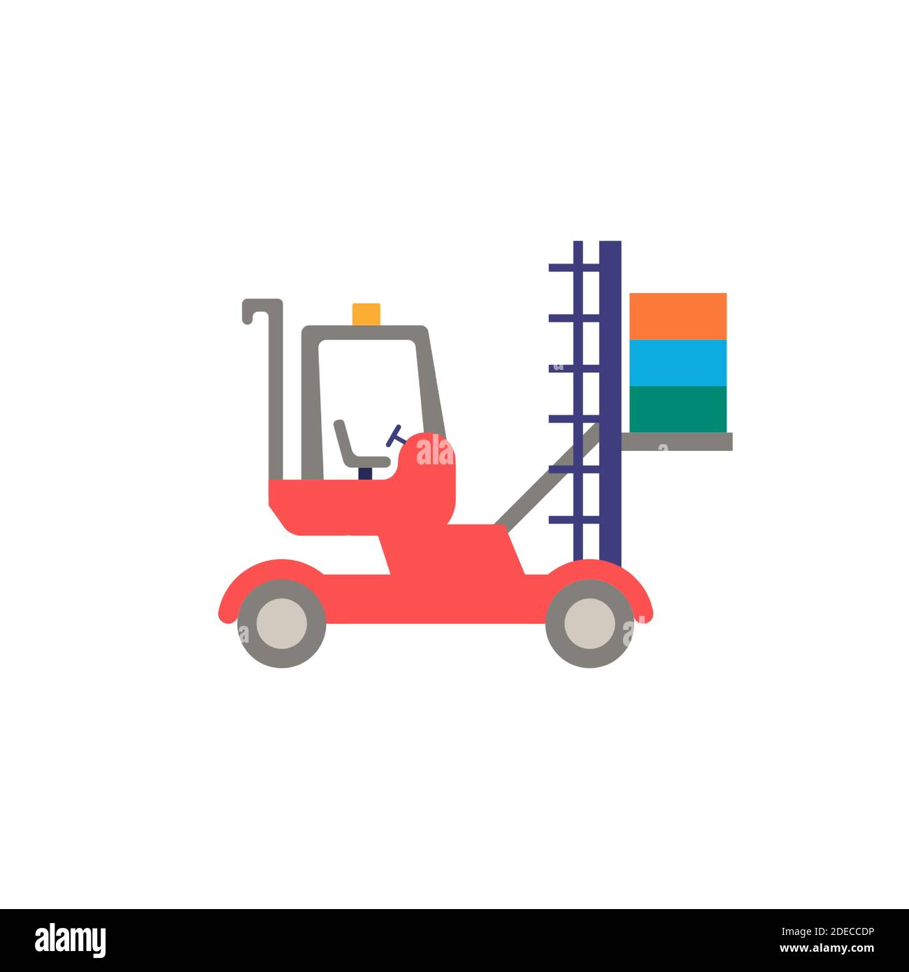 Port Loader icon. Simple element from port collection. Creative Port ...