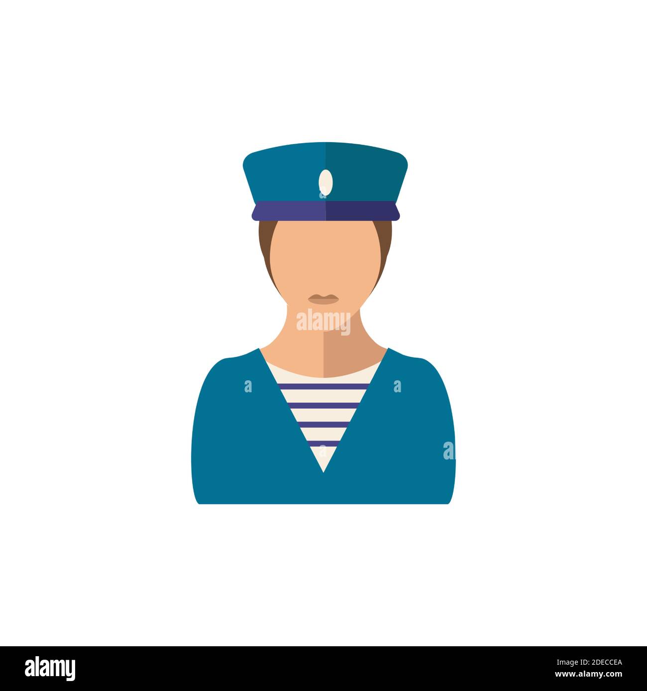 Sailor icon. Simple element from port collection. Creative Sailor icon ...