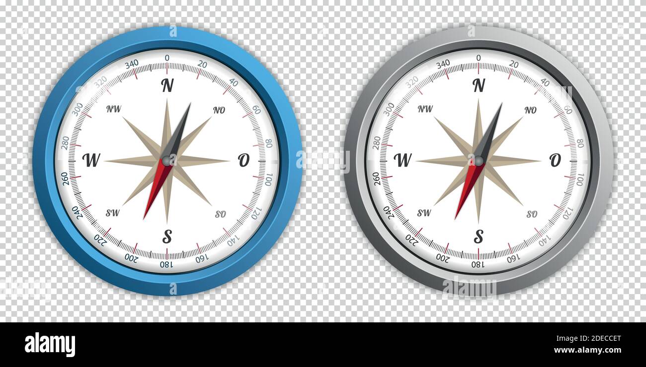 Compass Blue Background Stock Vector Images - Alamy