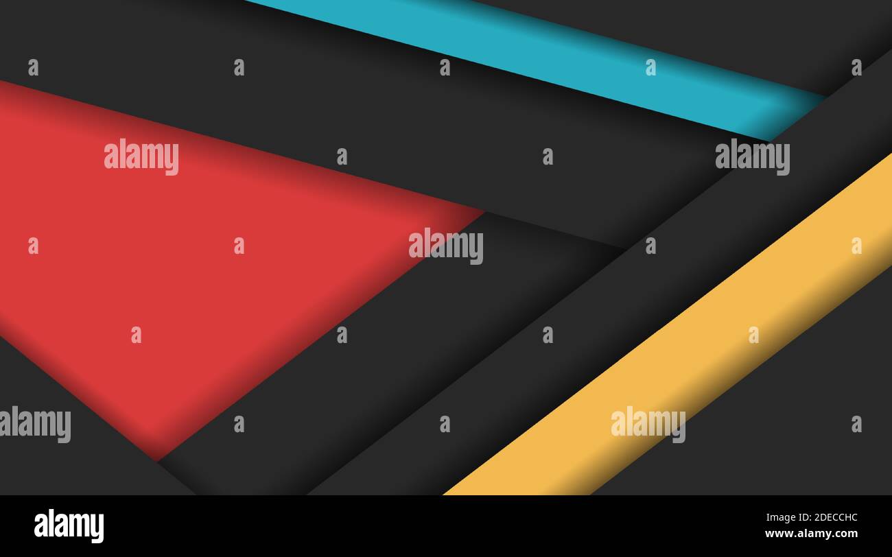 Abstract modern shape material design style. Vector design for ...