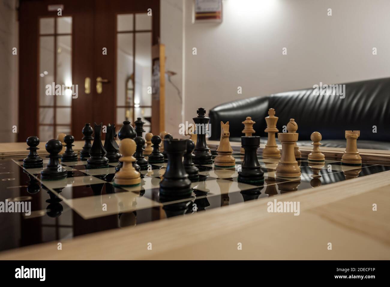Chess room at Steigenberger hotel, Bad Pyrmont, Germany, EU Stock Photo ...