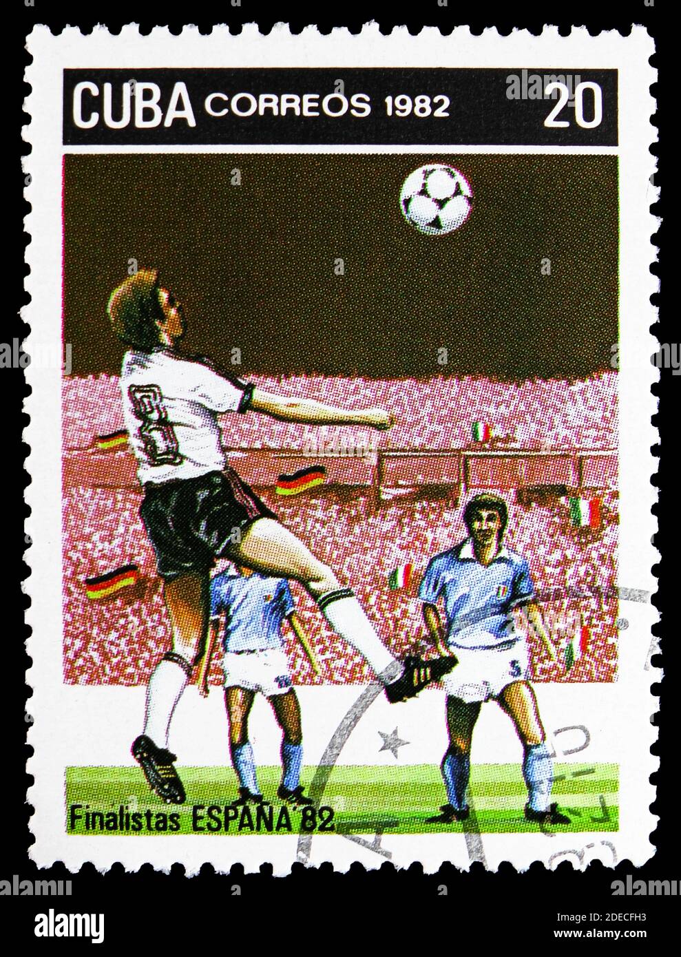 MOSCOW, RUSSIA - OCTOBER 17, 2020: Postage stamp printed in Cuba shows ...