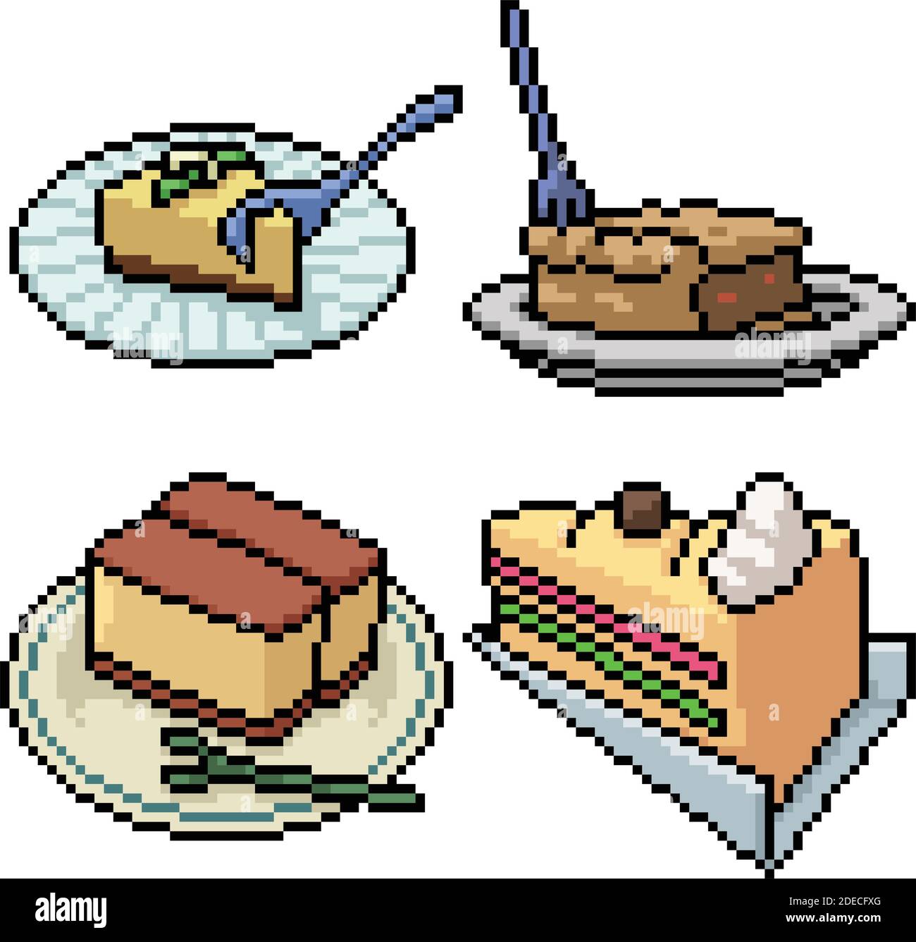 Pixel dessert hi-res stock photography and images - Alamy