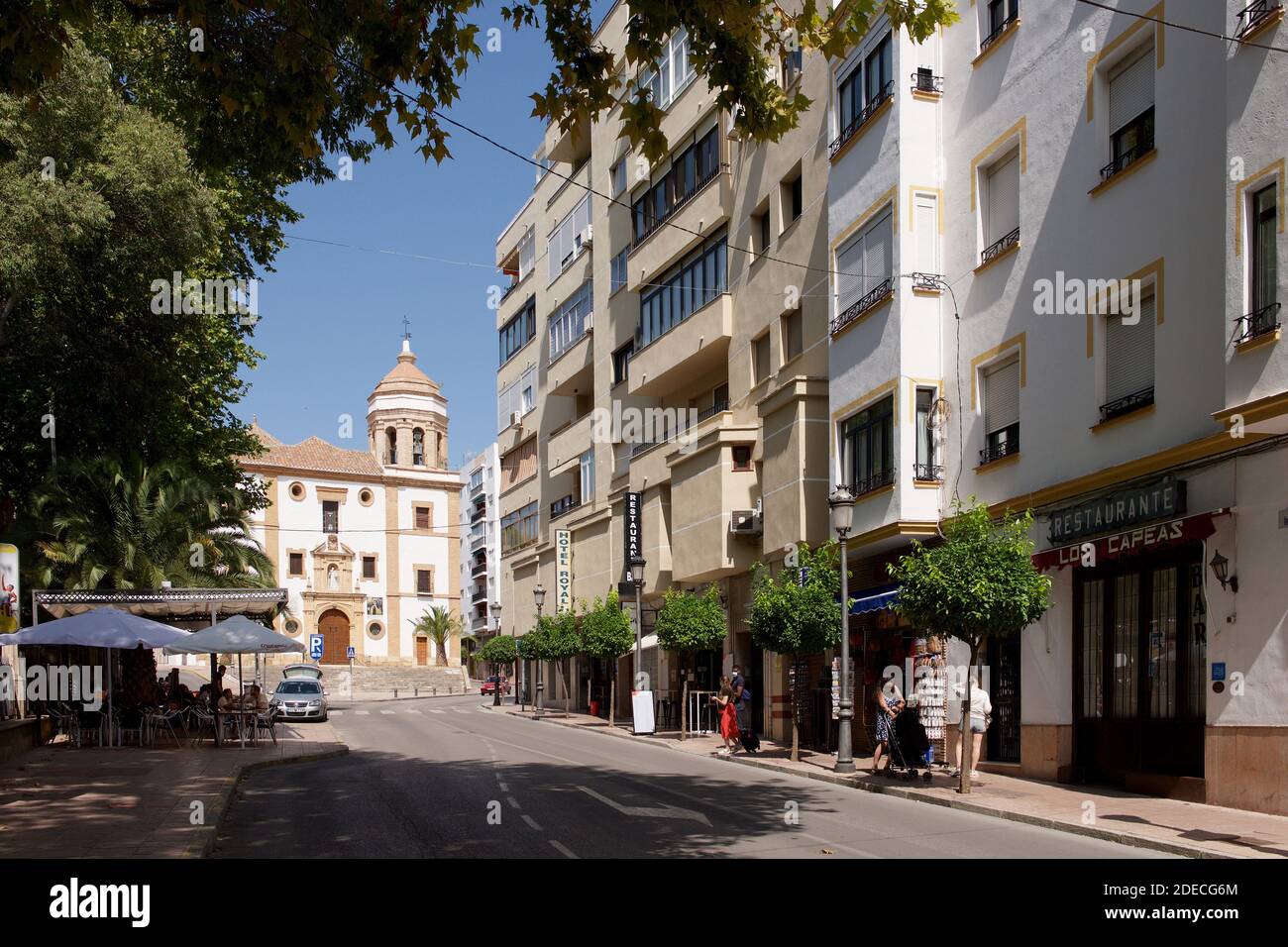 Street in Ronda, Andalucia in Spain Stock Photo - Alamy