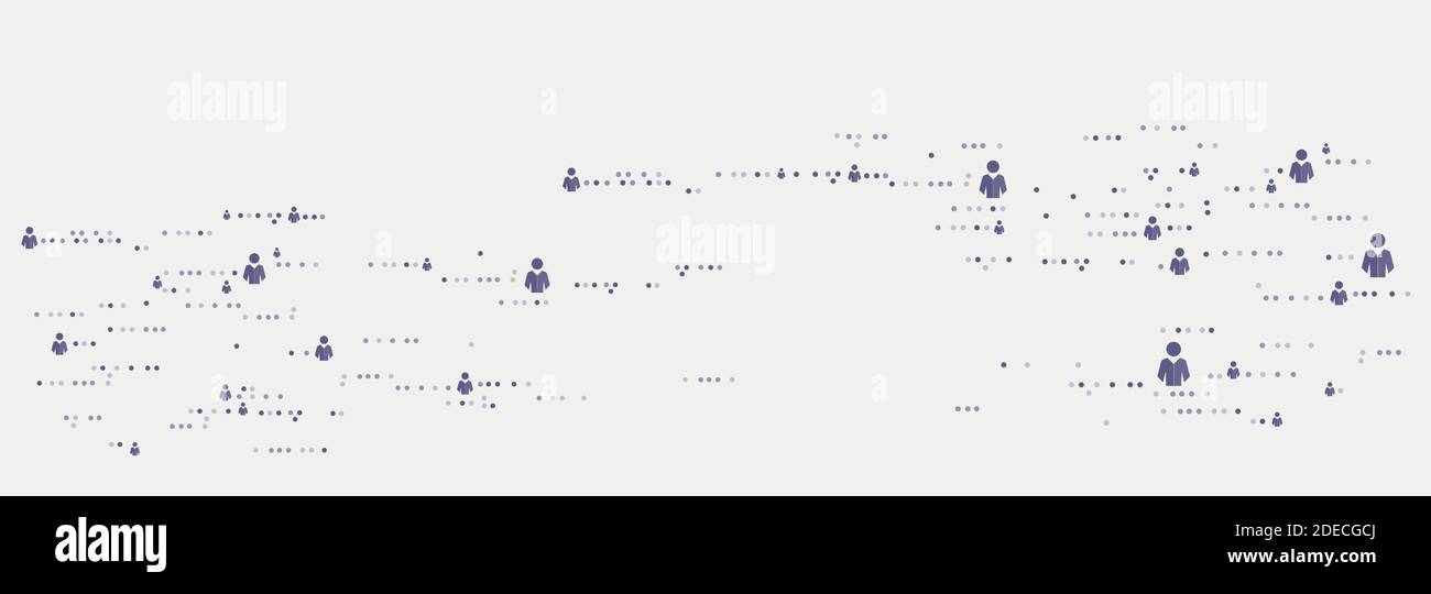 Abstract human connections headline background Stock Vector Image & Art ...