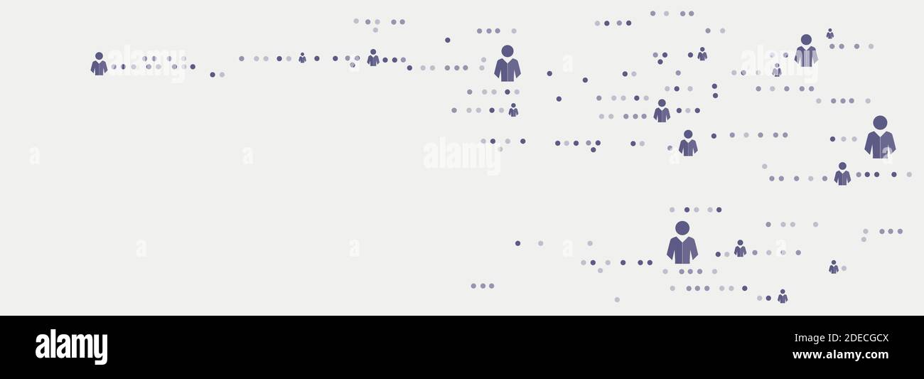 Abstract human connections headline background Stock Vector Image & Art ...