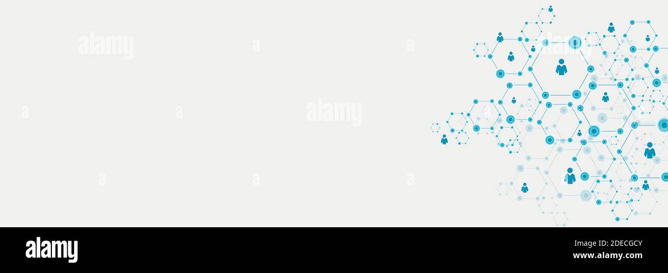 Abstract human connections headline background Stock Vector Image & Art ...