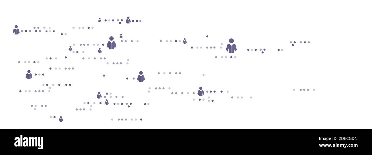 Abstract human connections headline background Stock Vector Image & Art ...