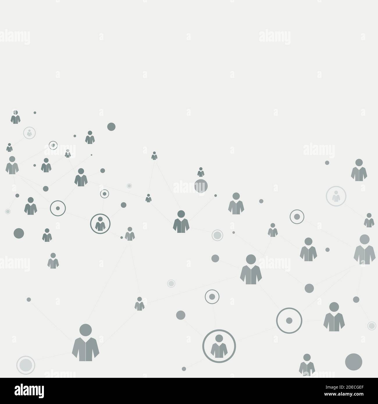 Abstract human connections headline background Stock Vector Image & Art ...