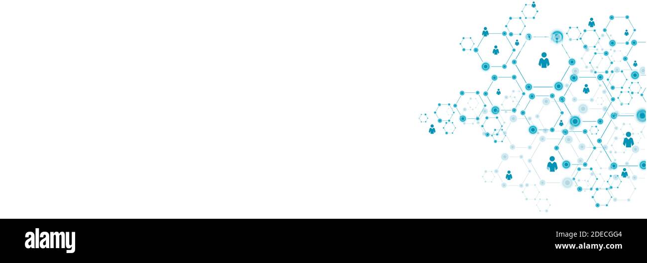 Abstract human connections headline background Stock Vector Image & Art ...