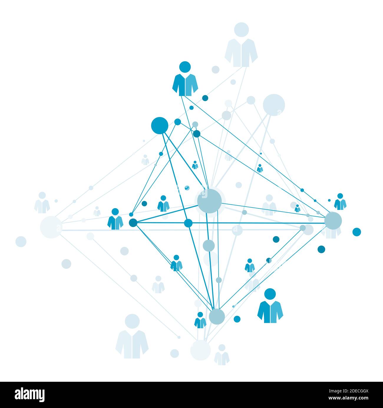 Abstract human connections headline background Stock Vector Image & Art ...