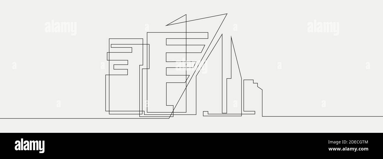 Landscape illustration line Stock Vector Images - Alamy