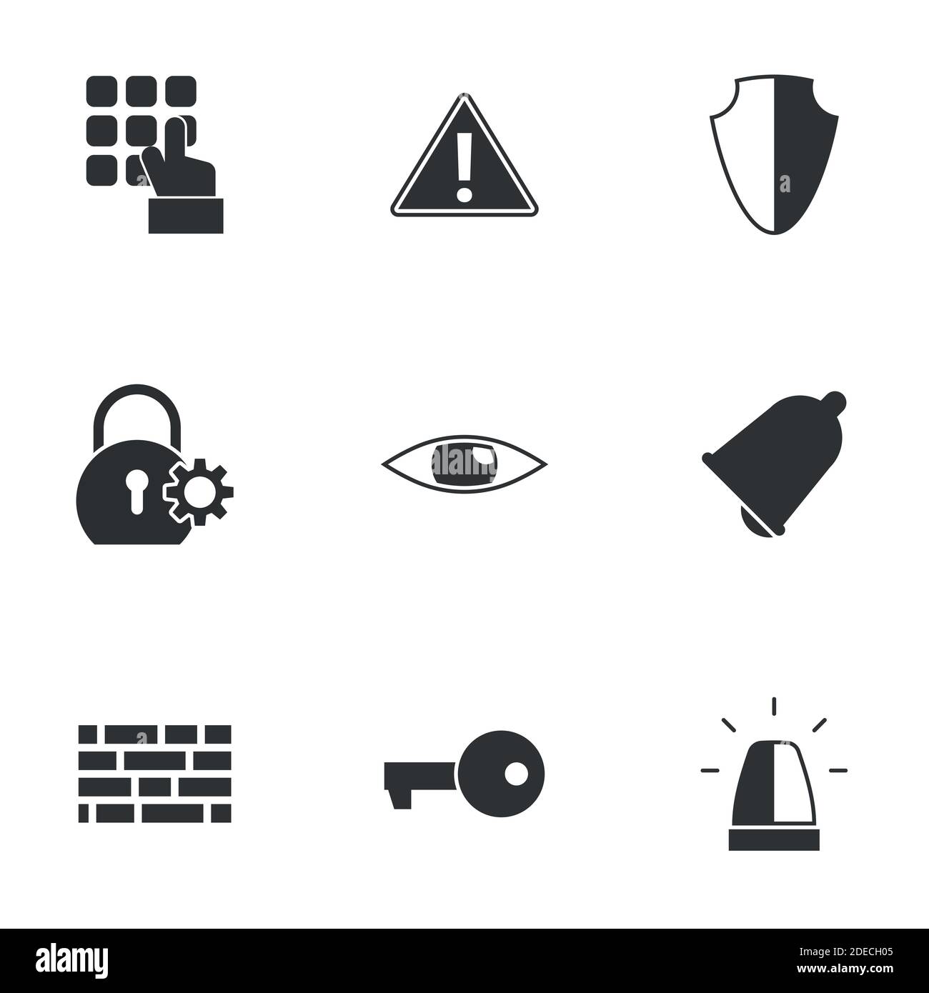 Protection icons Stock Vector Images - Alamy