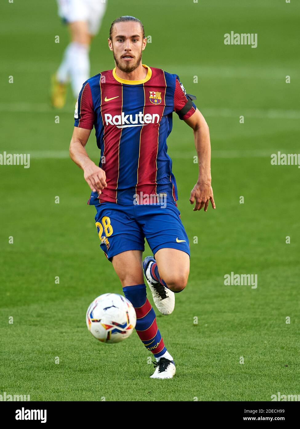 Oscar Mingueza of FC Barcelona during the La Liga match between FC ...