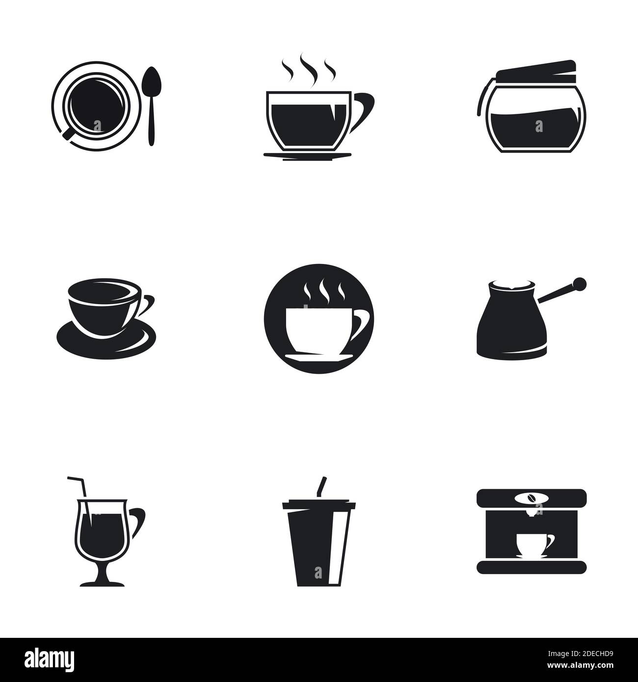 Arabian coffee beverage Stock Vector Images - Alamy